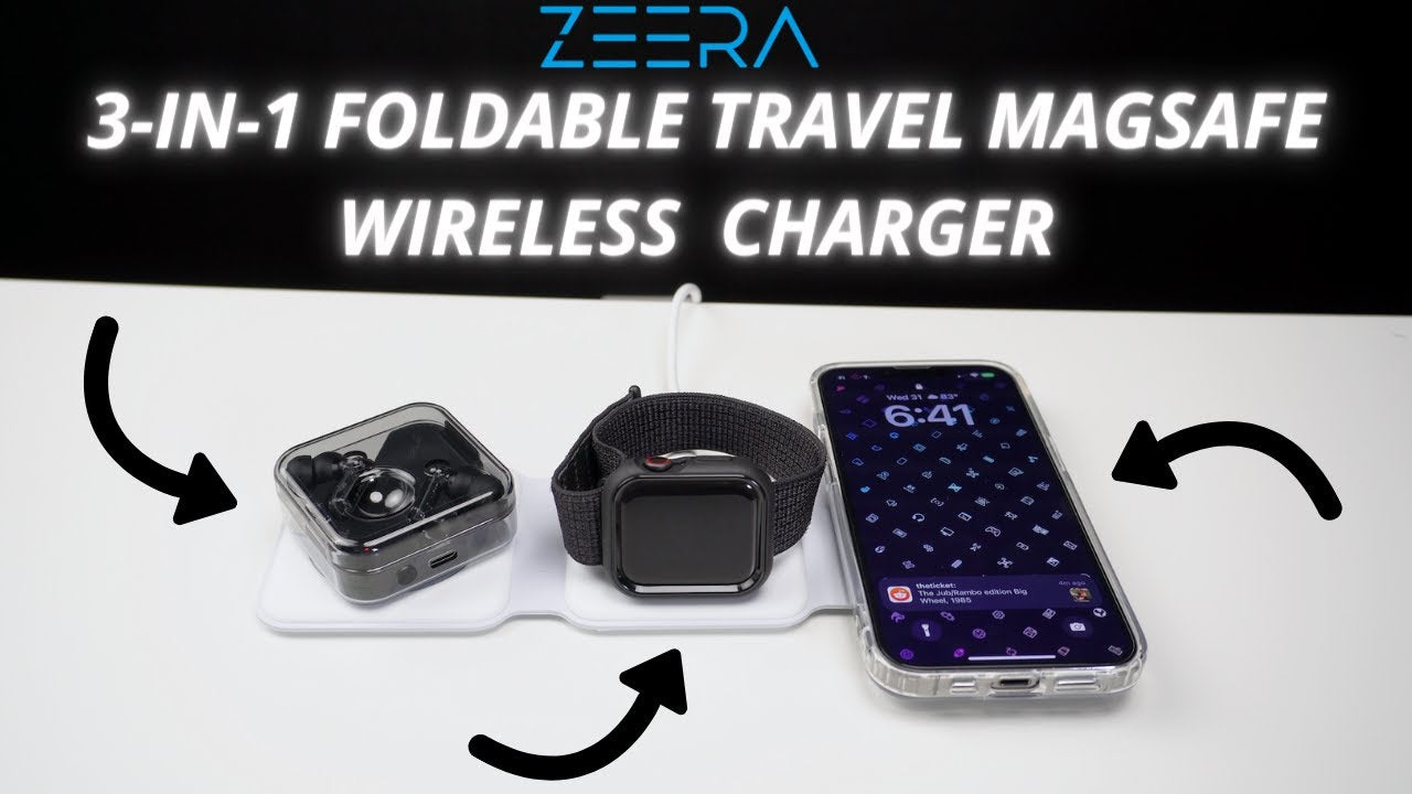 Zeera Megfold The Ultimate In Sleek 3 In 1 Travel Charger