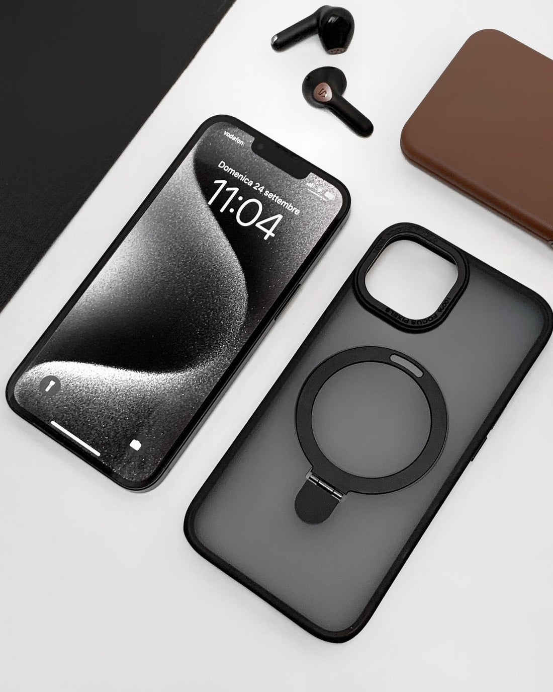 🌟 "The Ultimate 3-in-1 iPhone Case: MagSafe, Ring Holder, and Kickstan